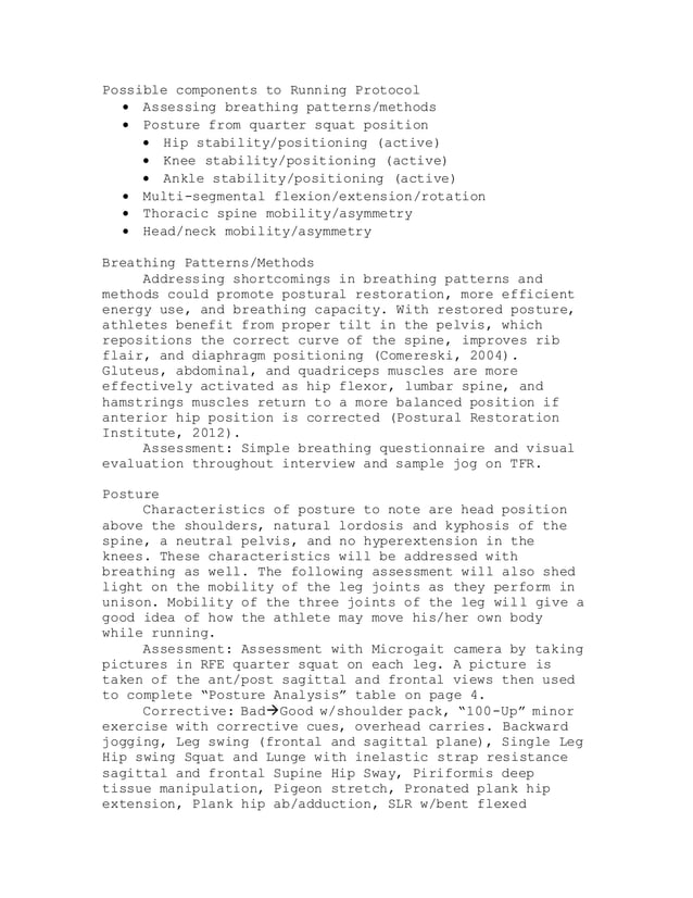 Field Work Project Proposal | DOCX | Running and Jogging | Fitness and ...