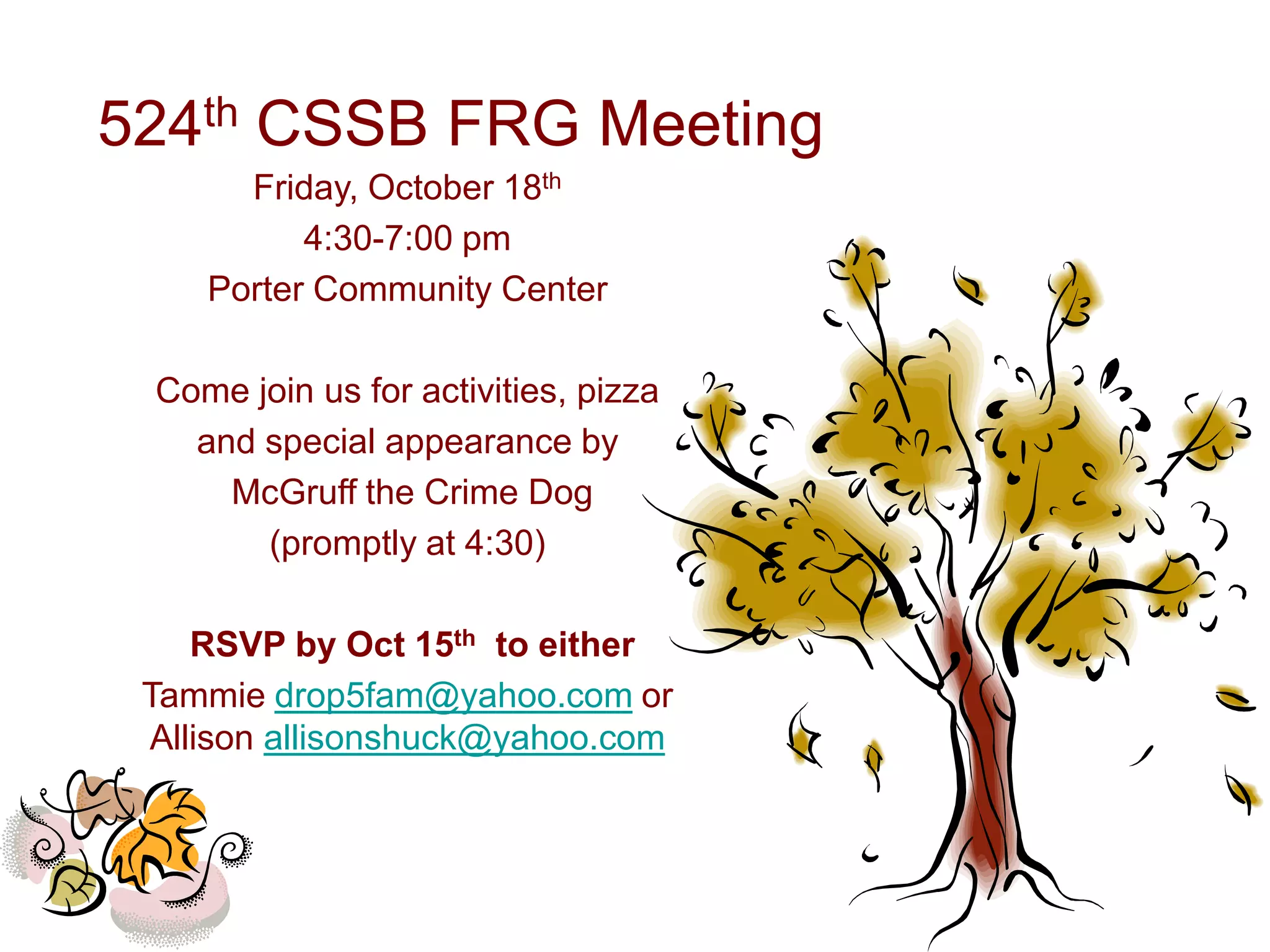 524th cssb frg meeting october | PPTX
