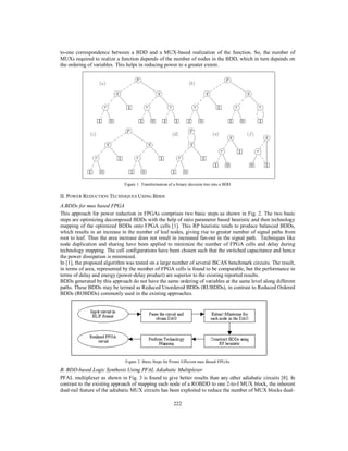 Implementation of BDDs by Various Techniques in Low Power VLSI Design | PDF
