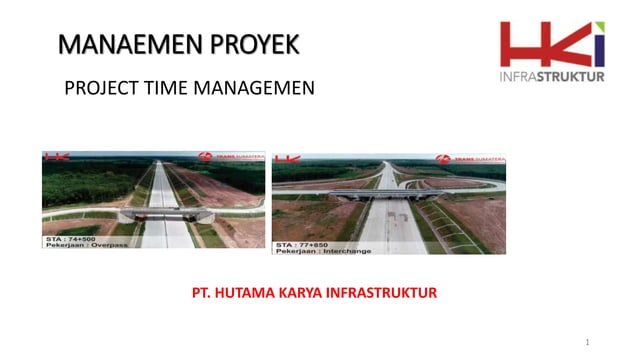 PMBOK Project Time Management Manajemen Proyek | PPTX