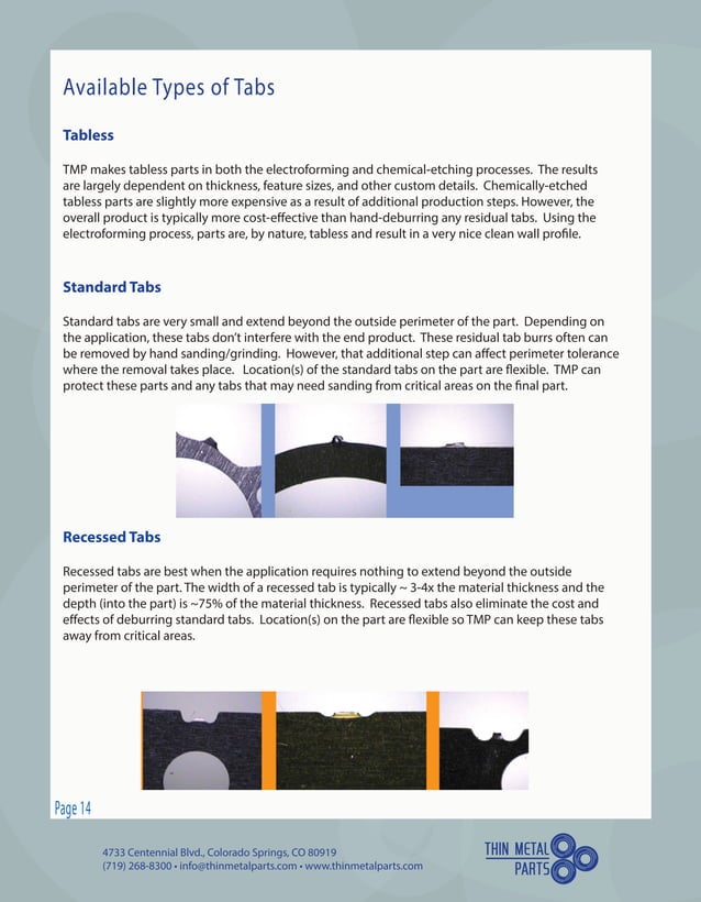 TMP Brochure 2016 | PDF