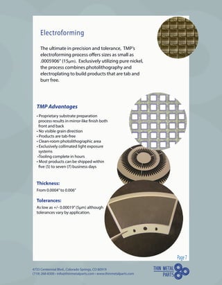 TMP Brochure 2016 | PDF