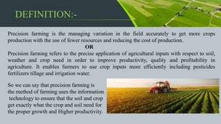 Various aspects of Precision Farming.pptx