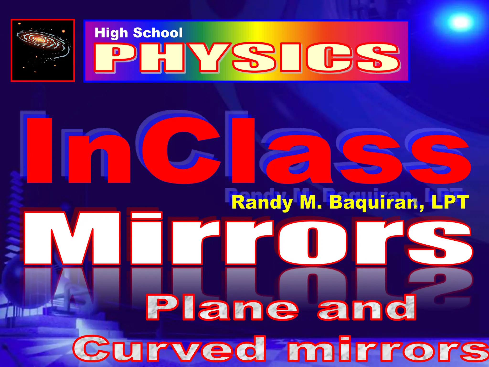 This is a ppt lesson about mirrors made by me | PPTX