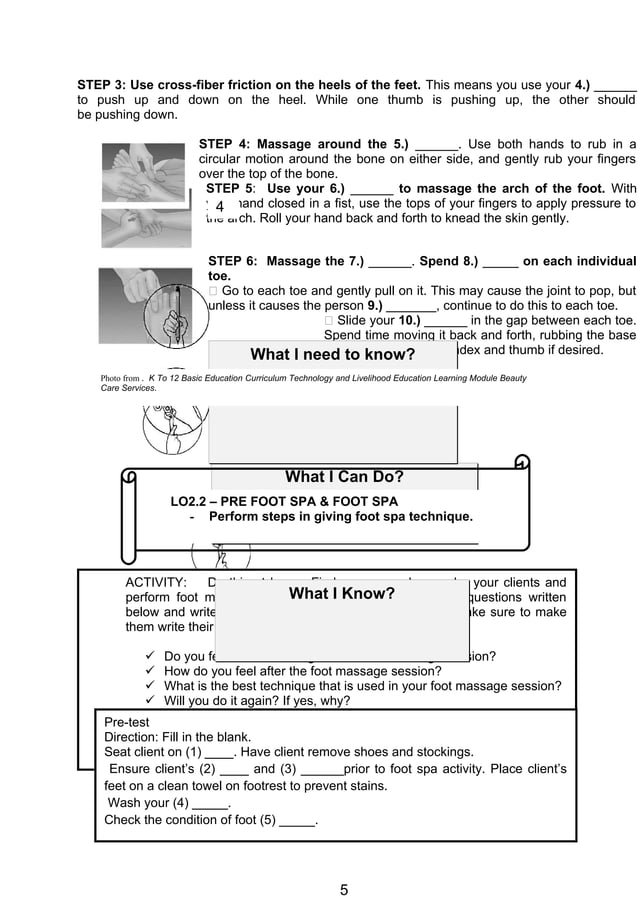 525461102-9-NAIL-CARE-Tle9-q2-Mod2-Foot-spa-v2.pdf | Professional School | Postgraduate Education