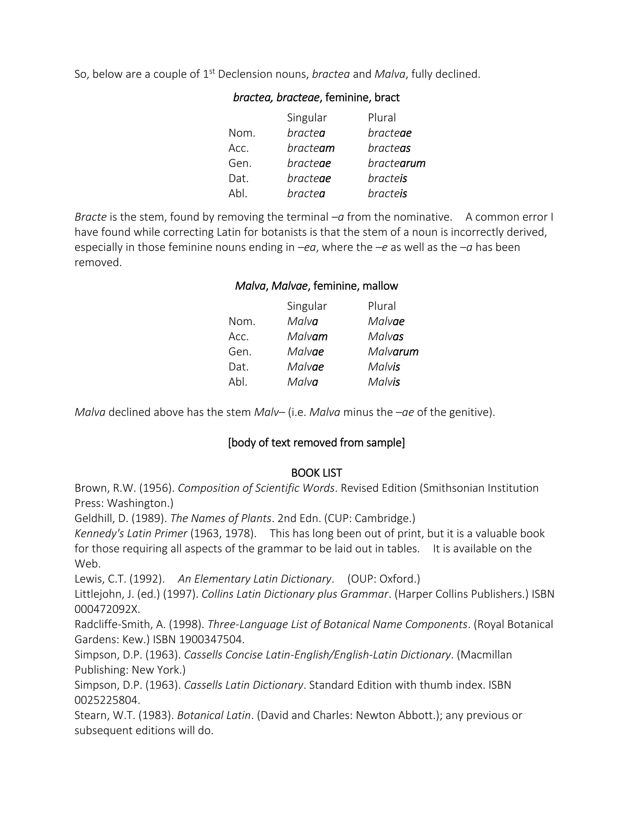 Sample - Aide Memoire | PDF