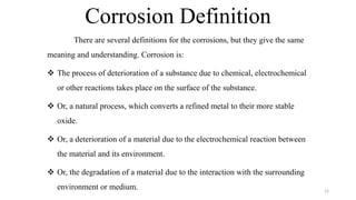 Introduction to Industrial Corrosion | PPTX