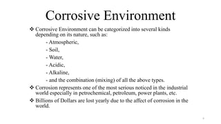 Introduction to Industrial Corrosion | PPTX