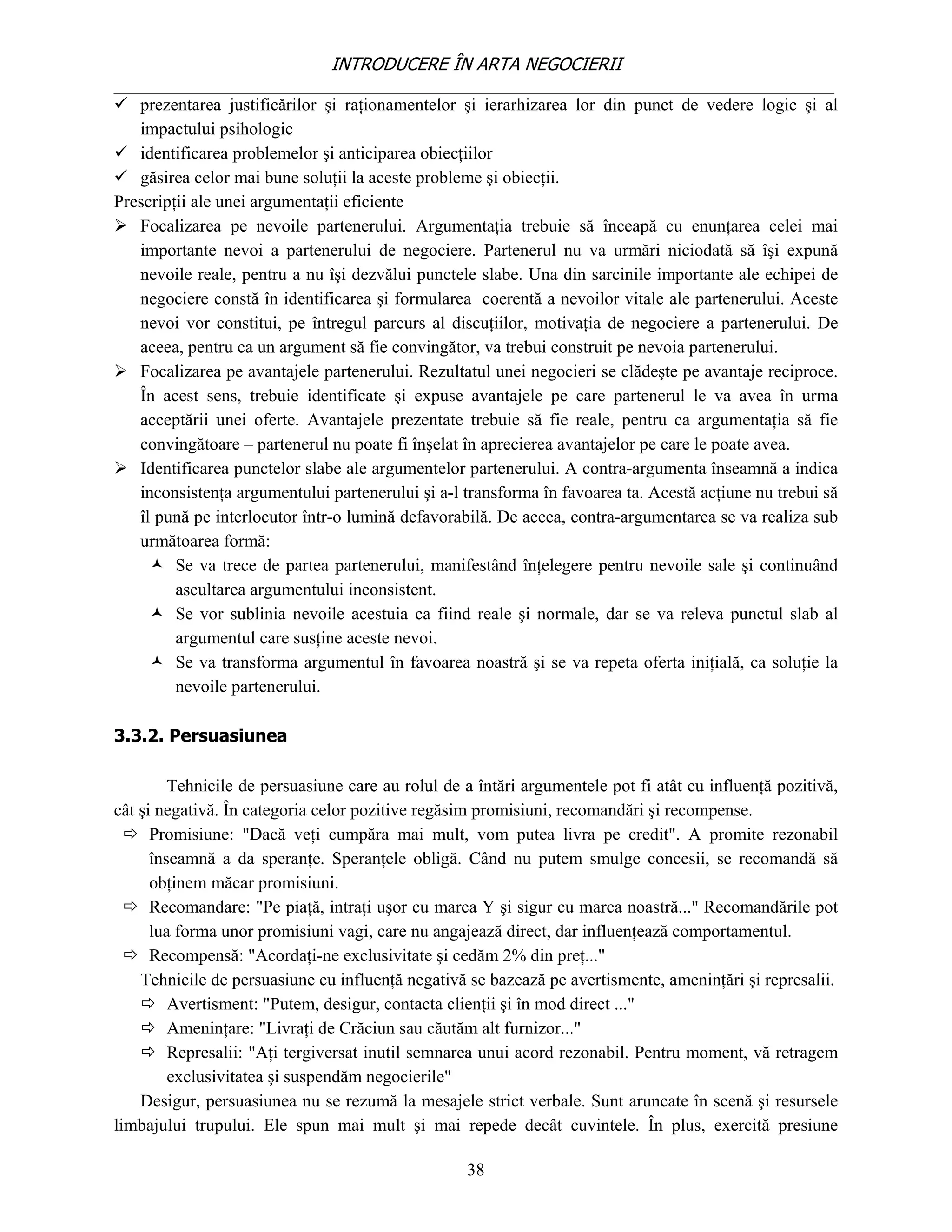 Tehnici de negociere | PDF