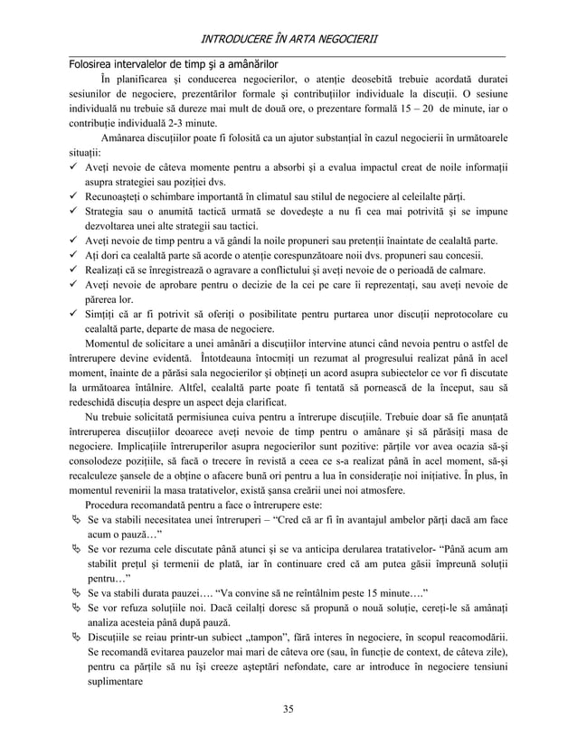 Tehnici de negociere | PDF