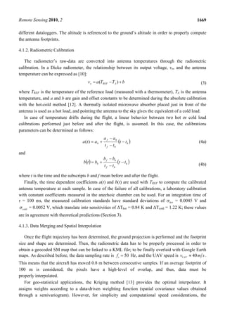 Design and First Results of an UAV-Borne L-Band Radiometer for Multiple Monitoring Purposes | PDF