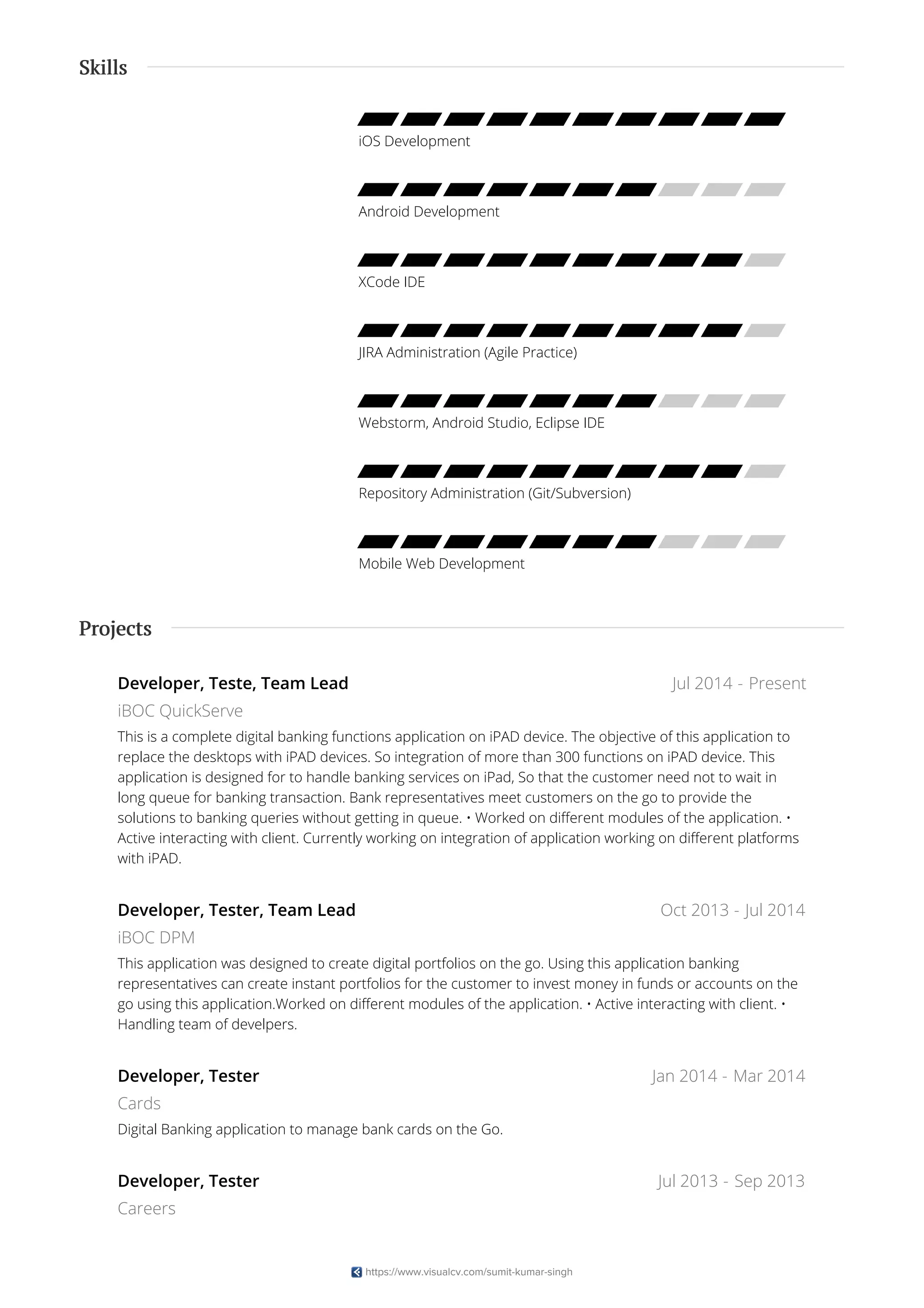Sumit Kumarsinghvisualcvresume Pdf Operating Systems Computer Software And Applications