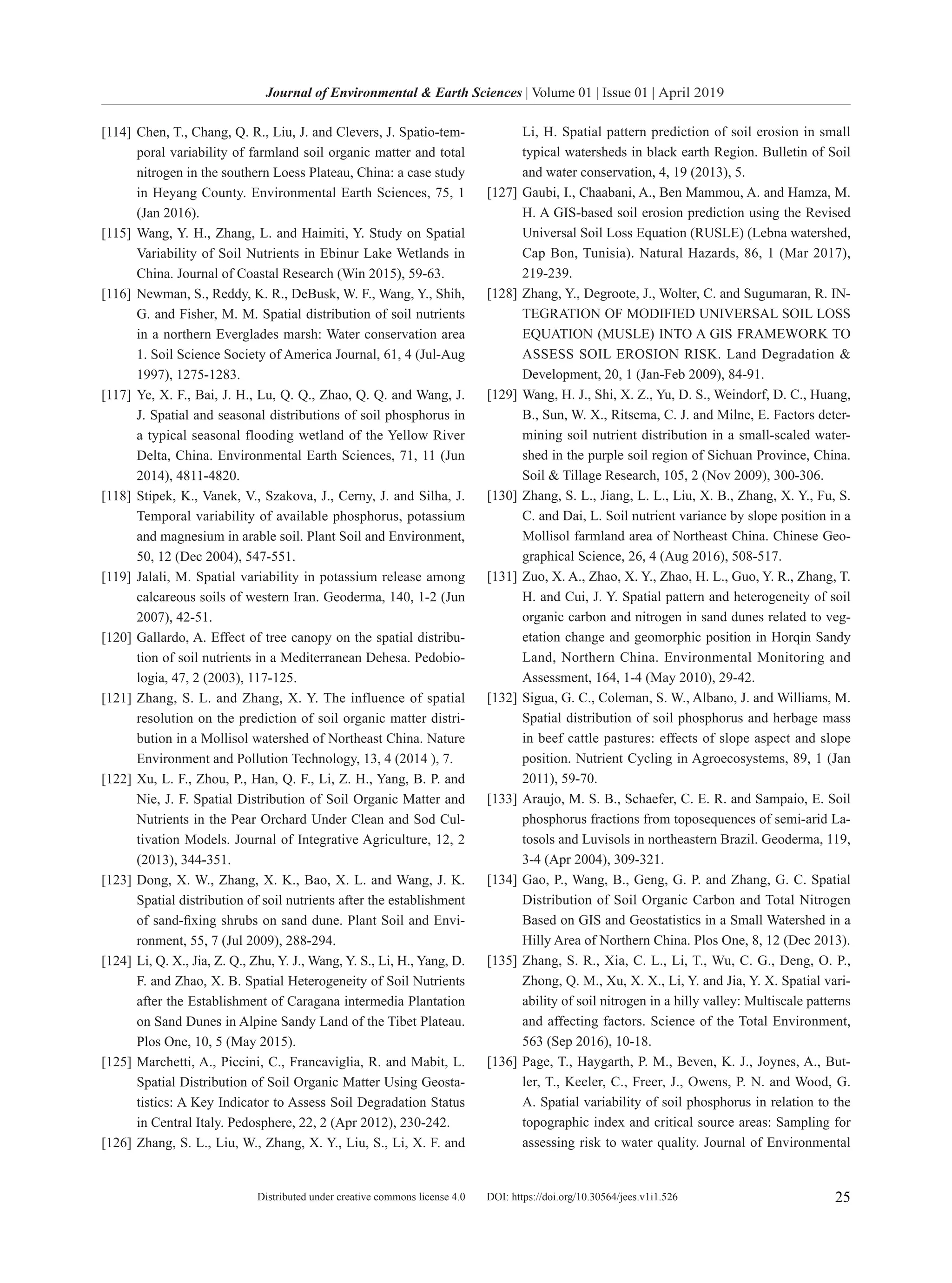 Heterogeneity of Soil Nutrients: A Review of Methodology, Variability and Impact Factors | PDF