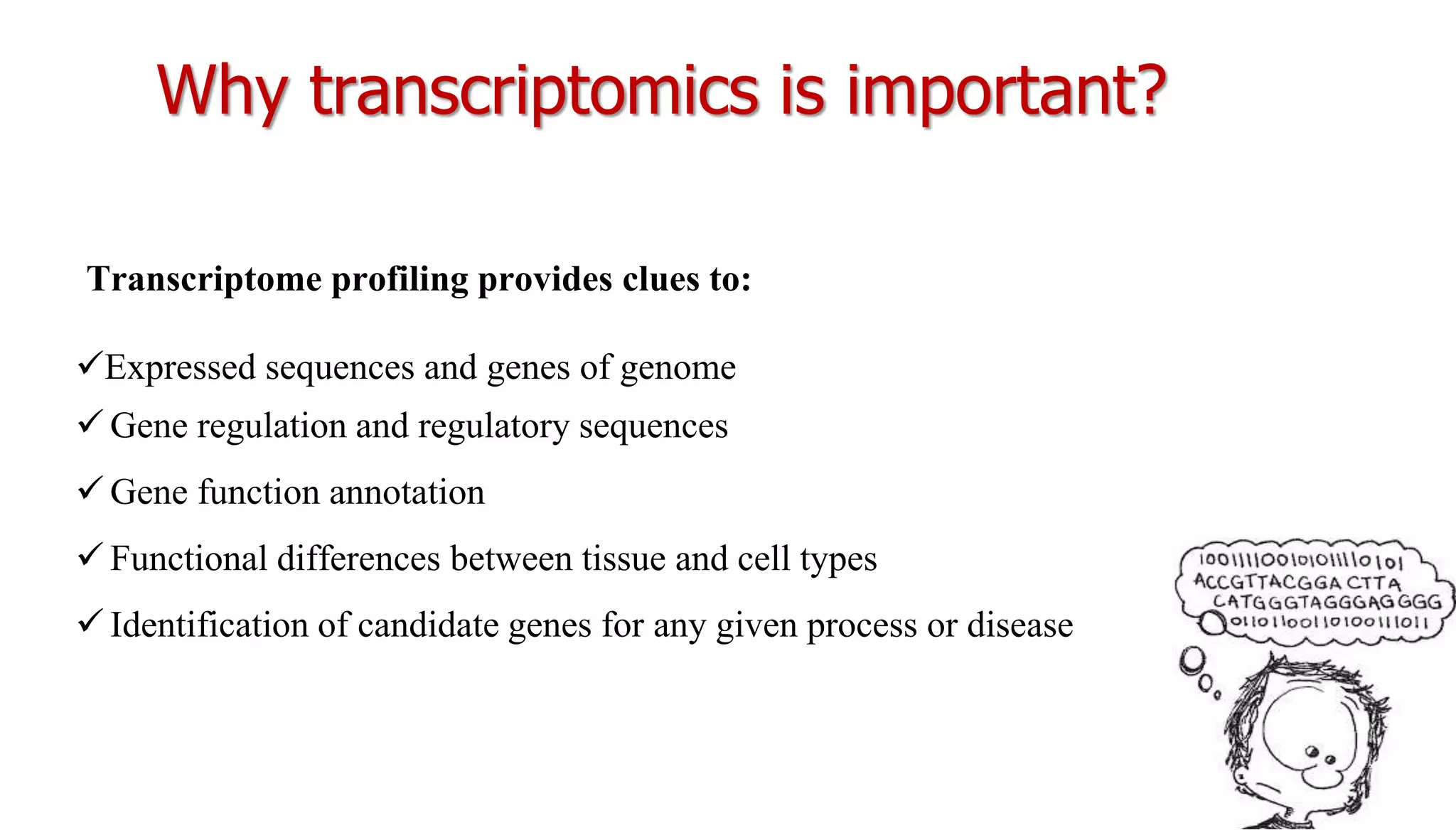 Transcriptomics approaches | PPTX
