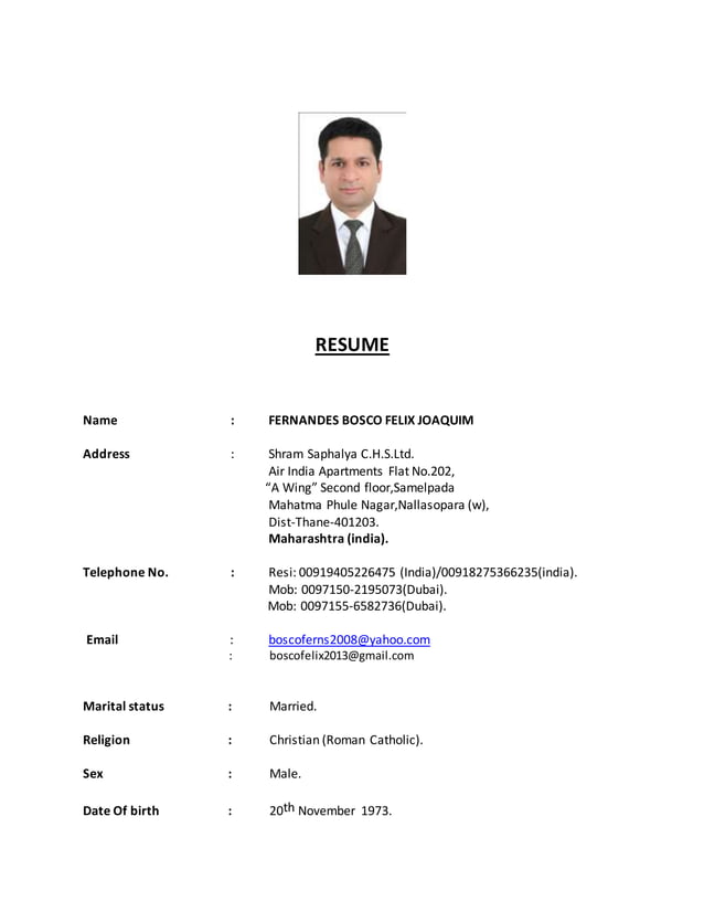 resume c.v. new updated. | DOCX