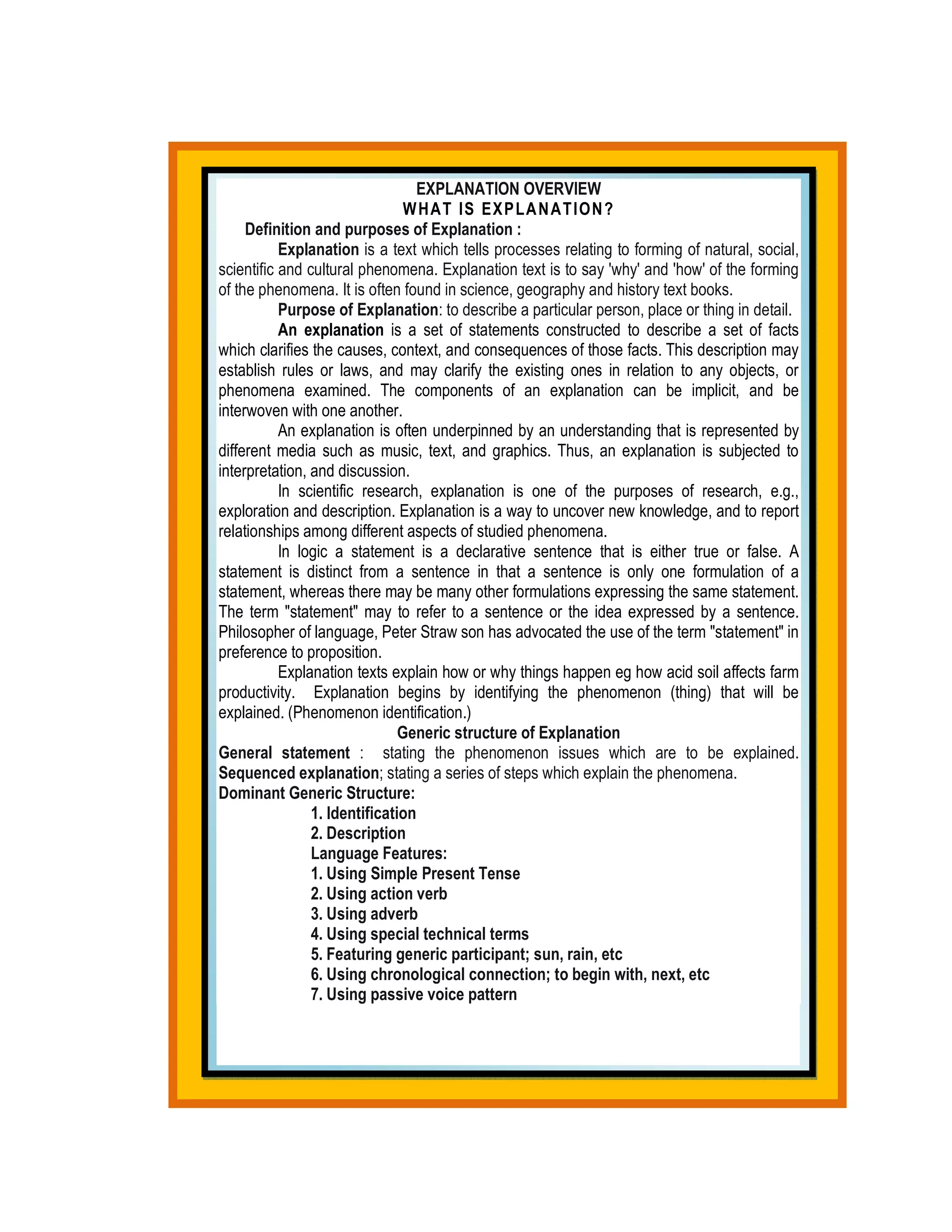 MODUL BHS INGGRIS KLS XII UNIT 2 EXPLANATION | PDF