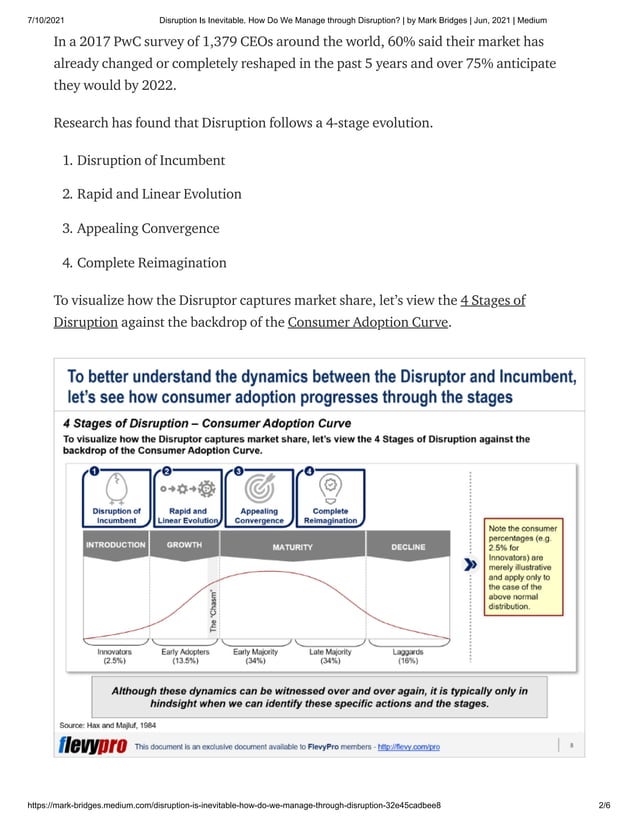 4 Stages of Disruption | PDF