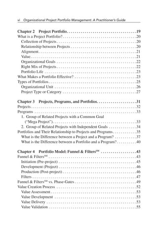 Organizational Project Portfolio Management A Practitioners Guide ...