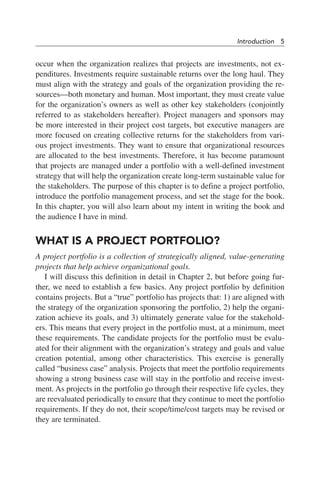 Organizational Project Portfolio Management A Practitioners Guide ...