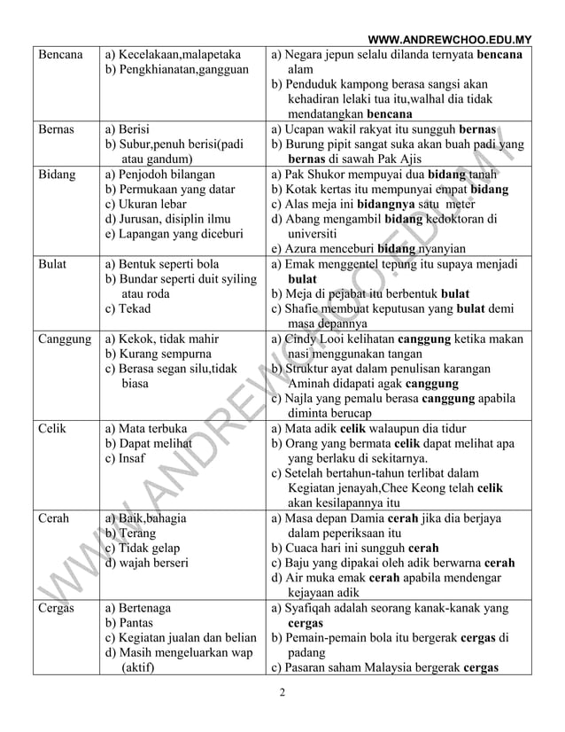 52656347 penggunaan-kata-banyak-makna | PDF