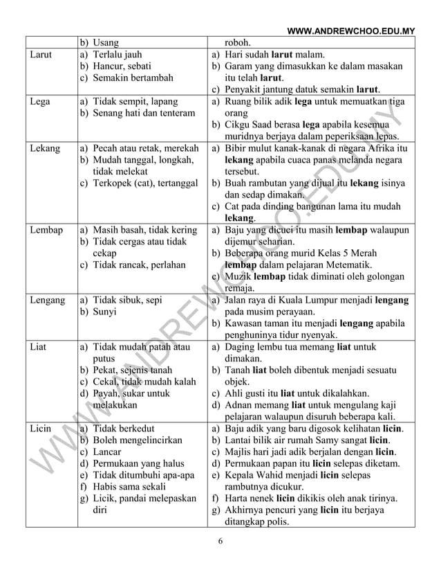 52656347 penggunaan-kata-banyak-makna | PDF