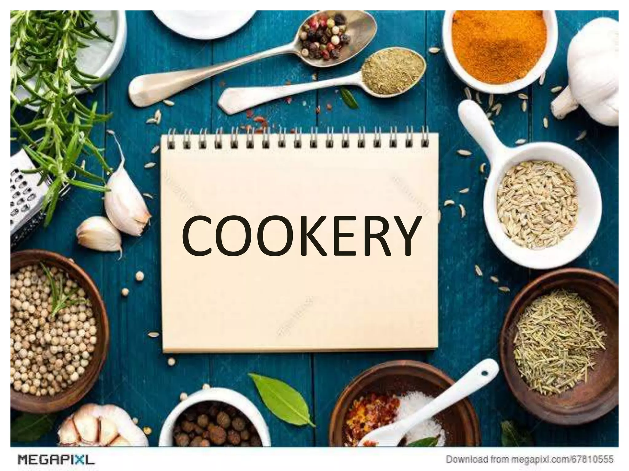 526570760-Cookery-Ppt-Maam-Leysa.pptx | Cooking | Food & Drink