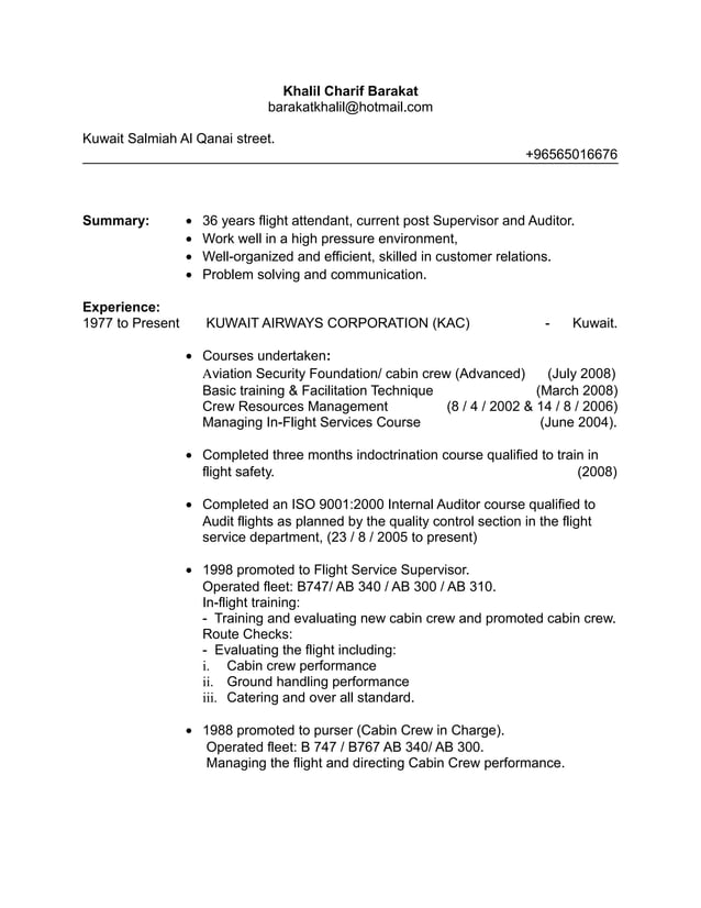 khalil cv | DOC