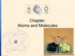 atoms and molecules | PPT