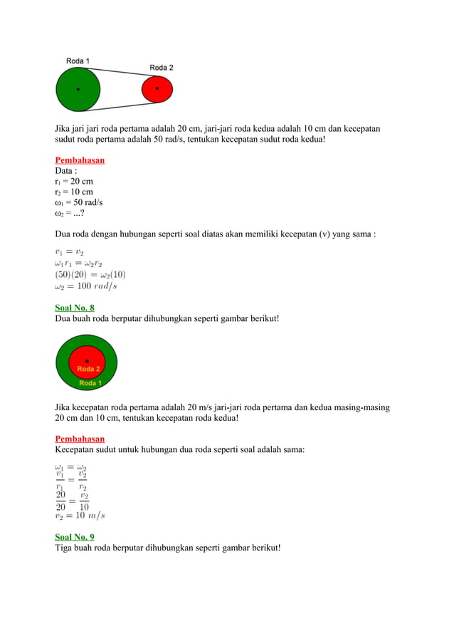 52691511 contoh-soal-dan-pembahasan-tentang-gerak-melingkar | DOC