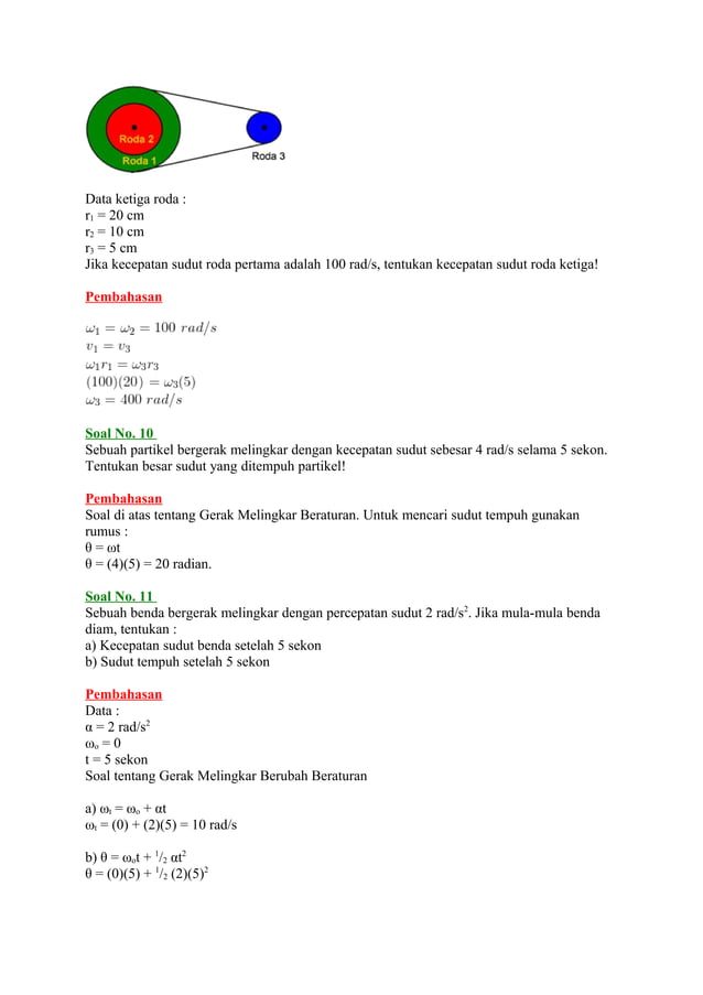 52691511 contoh-soal-dan-pembahasan-tentang-gerak-melingkar | DOC