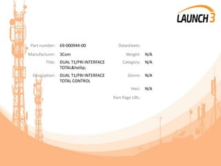 3Com 69-000944-00 | PPTX