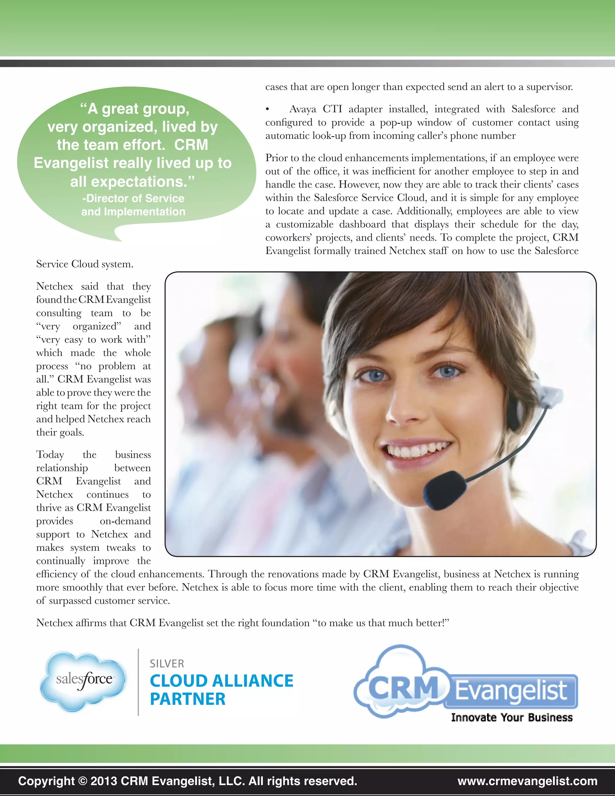 Netchex Customer Success Story | PDF