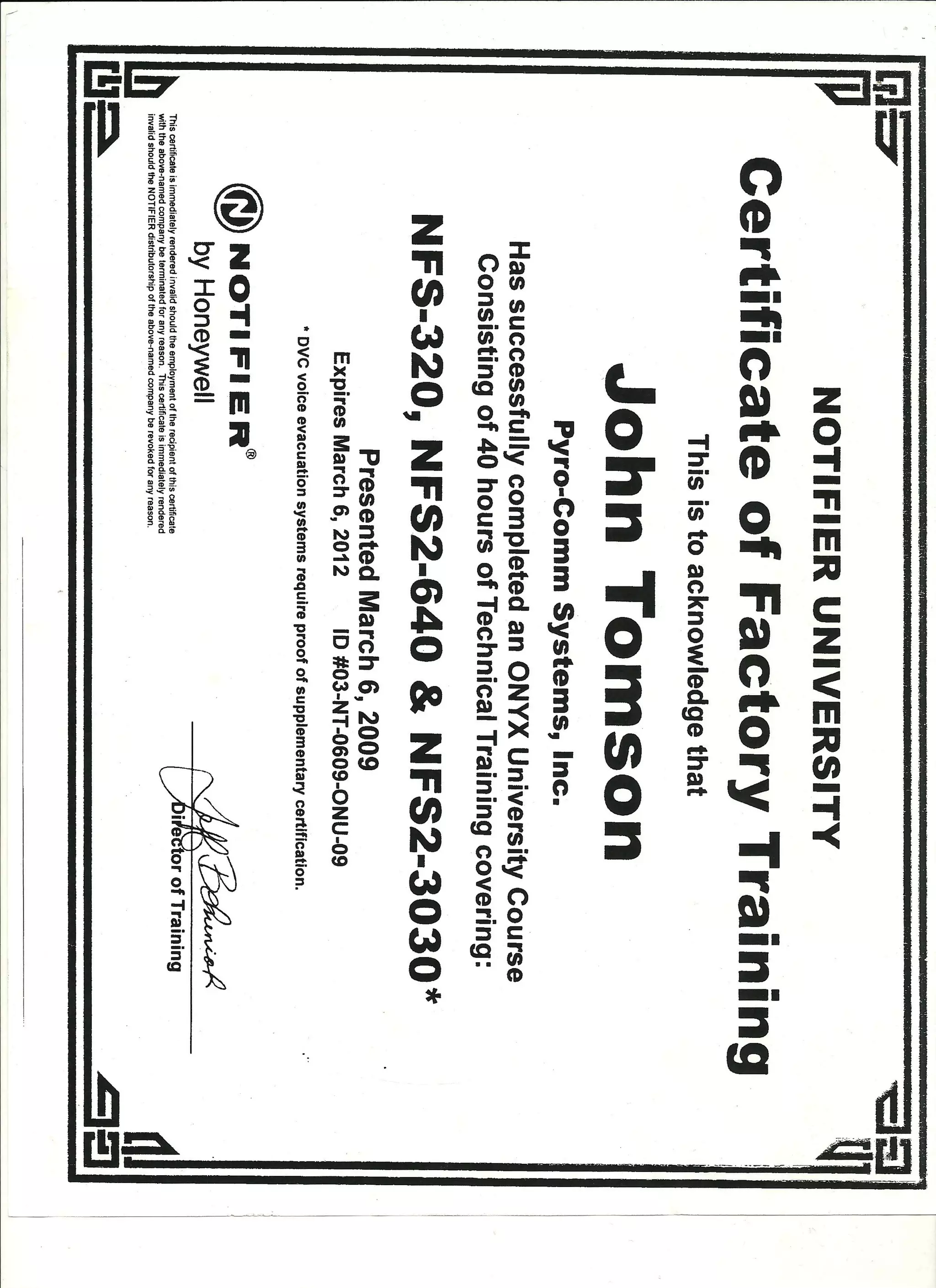 Notifier University Certification | PDF | Computer Software and ...