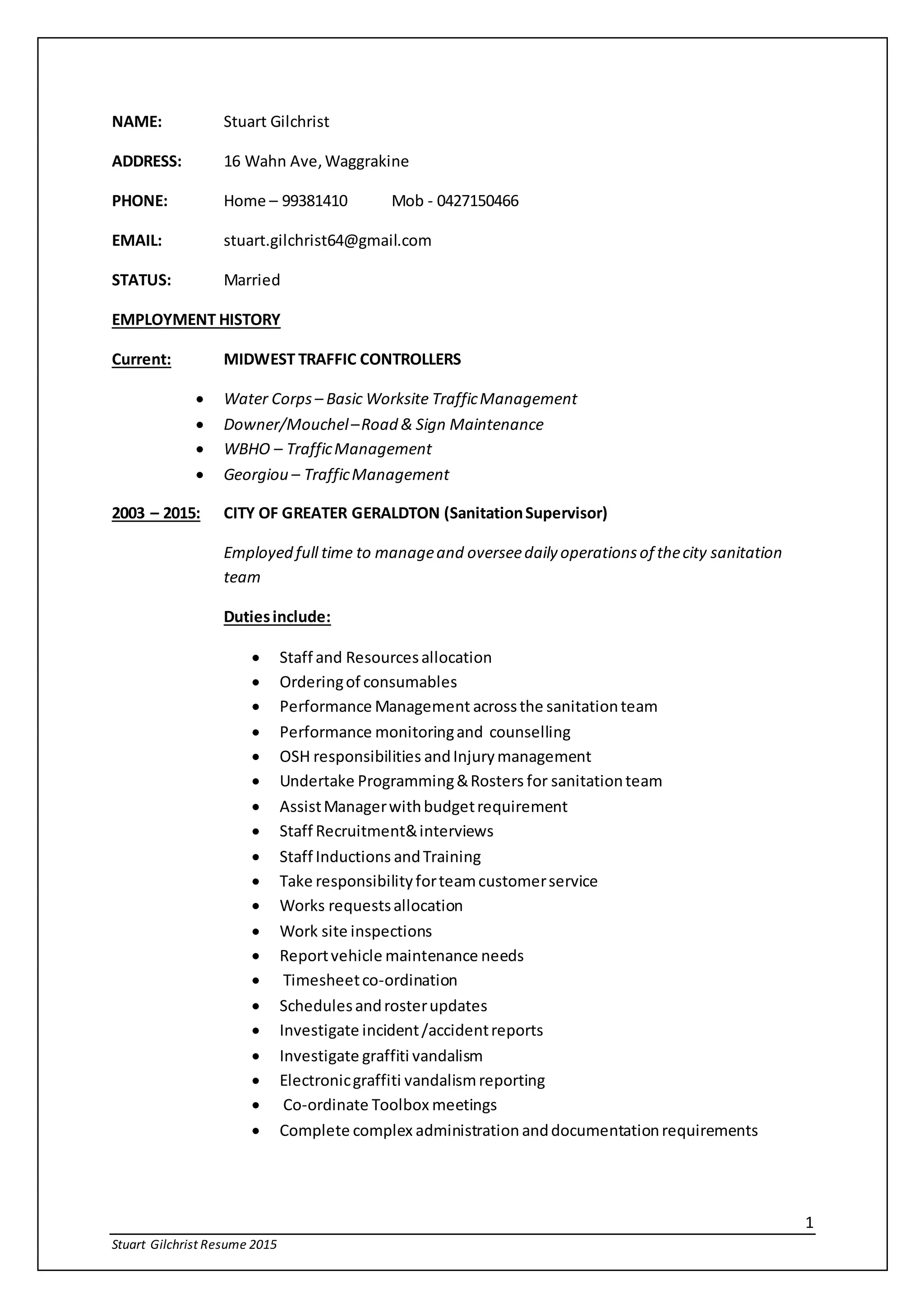 Stuart - Resume | PDF