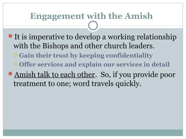 Amish Powerpoint | PPT