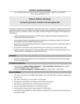 Supriya_Profile | PDF