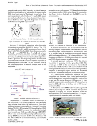 Application of Power Line Communication in Healthcare for ECG and EEG Monitoring | PDF