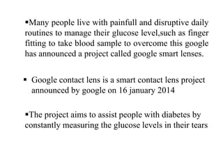 google smart lens presentation for technical seminar topic | PPTX