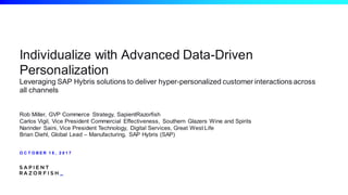 Individualize with Advanced Data-Driven Personalization | PDF