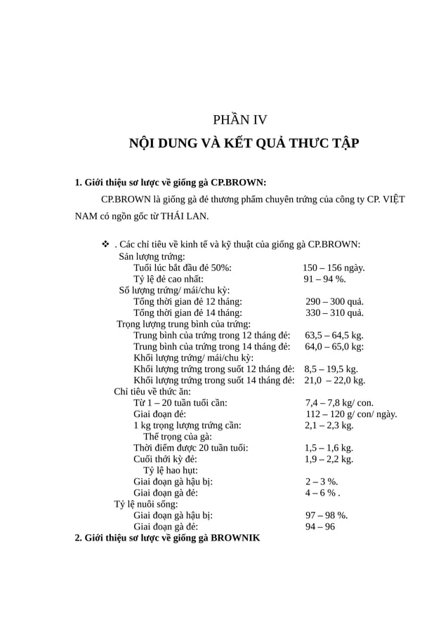 TIỂU LUẬN TỐT NGHIỆP KHẢO SÁT TÌNH HÌNH CHĂN NUÔI GÀ ĐẺ TẠI TRẠI GÀ BÙI QUỐC THÁI | PDF