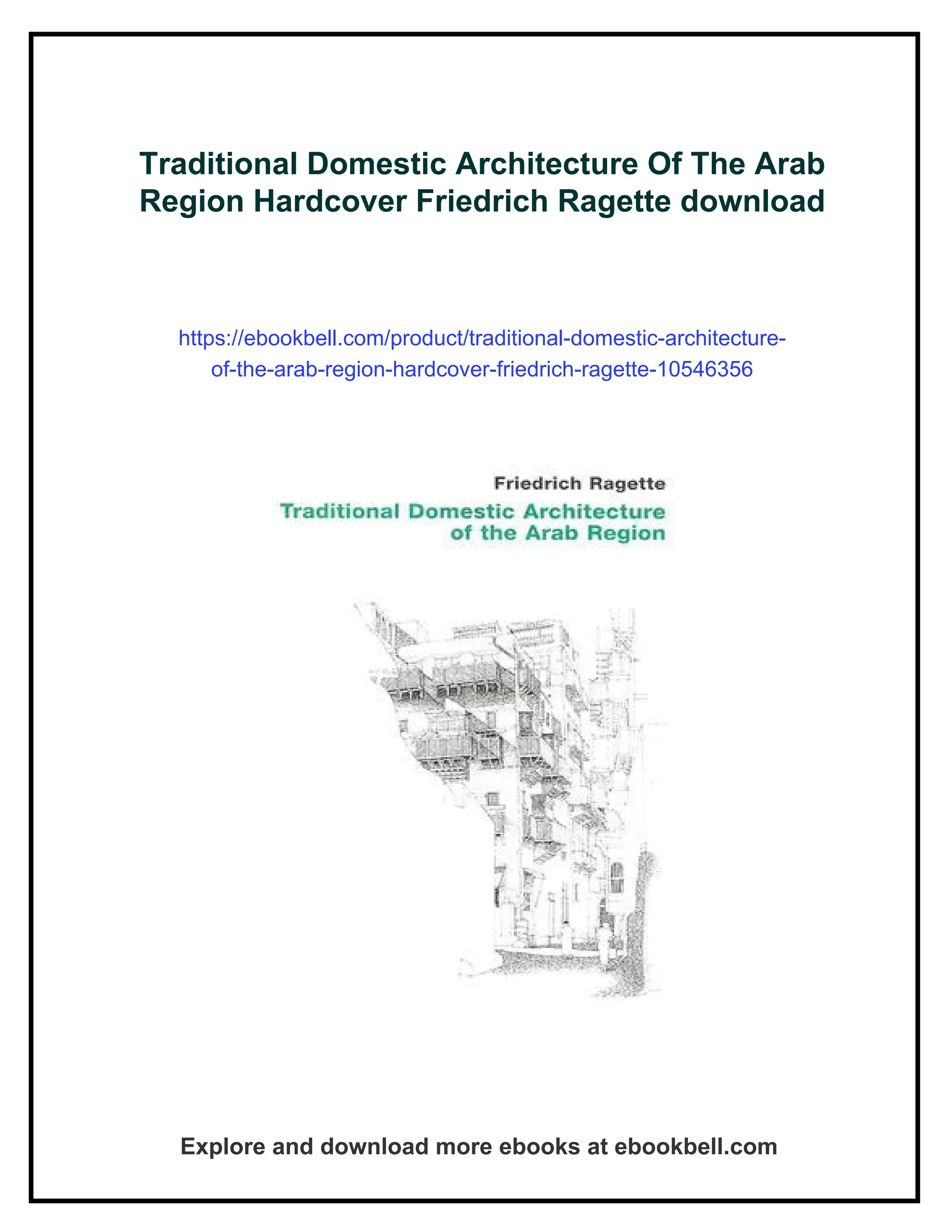 Traditional Domestic Architecture Of The Arab Region Hardcover ...