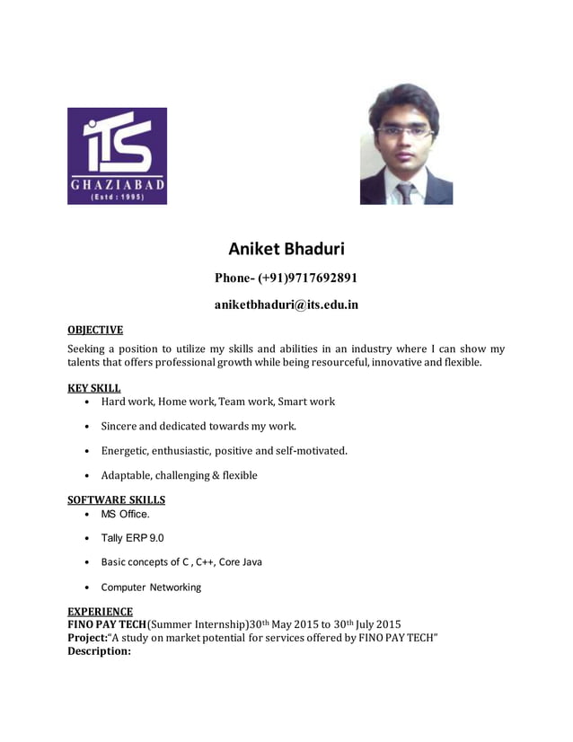 ANI RESUME new1_2 | PDF