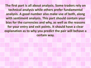 4 Parts Of A Complete Trading Journal | PPTX