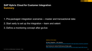 SAP Hybris Cloud for Customer Integration Scenarios and Best-Practices Overview | PDF