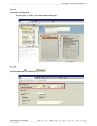 SAP Quickviewer | PDF | Databases | Computer Software and Applications