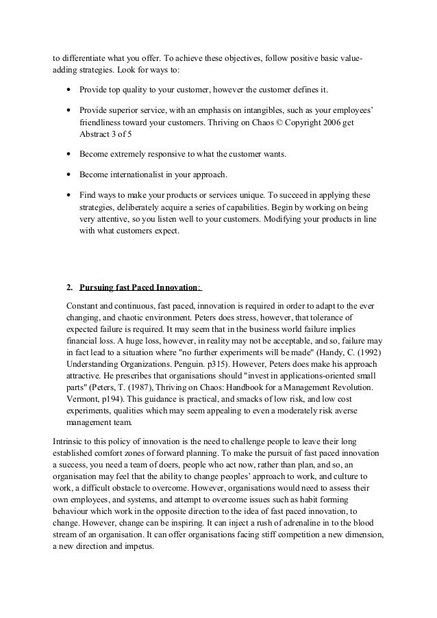 Thriving on chaos theory By Bernard Tapiwa Sithole