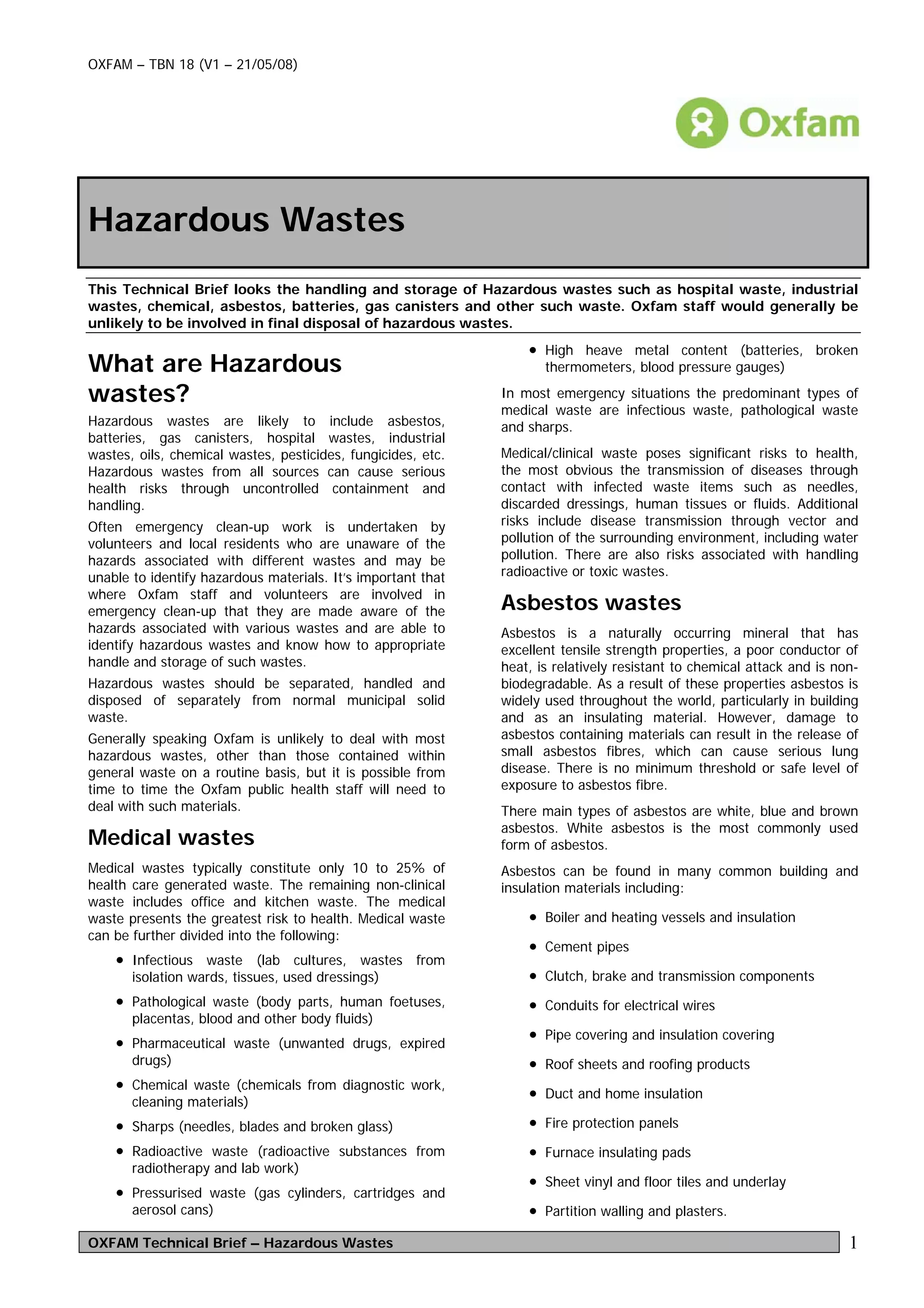 handling-and-storage-of-hazardous-wastes | PDF