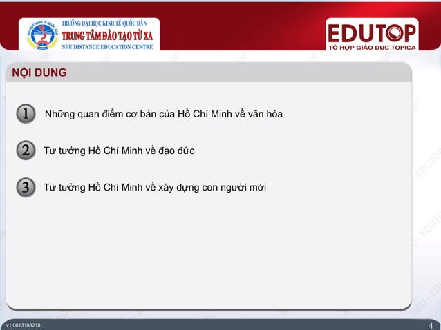 TƯ TƯỞNG HỒ CHÍ MINH VỀ VĂN HÓA, ĐẠO ĐỨC VÀ XÂY DỰNG CON NGƯỜI MỚI | PDF