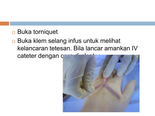 Prosedur Pemasangan Infus | PPT