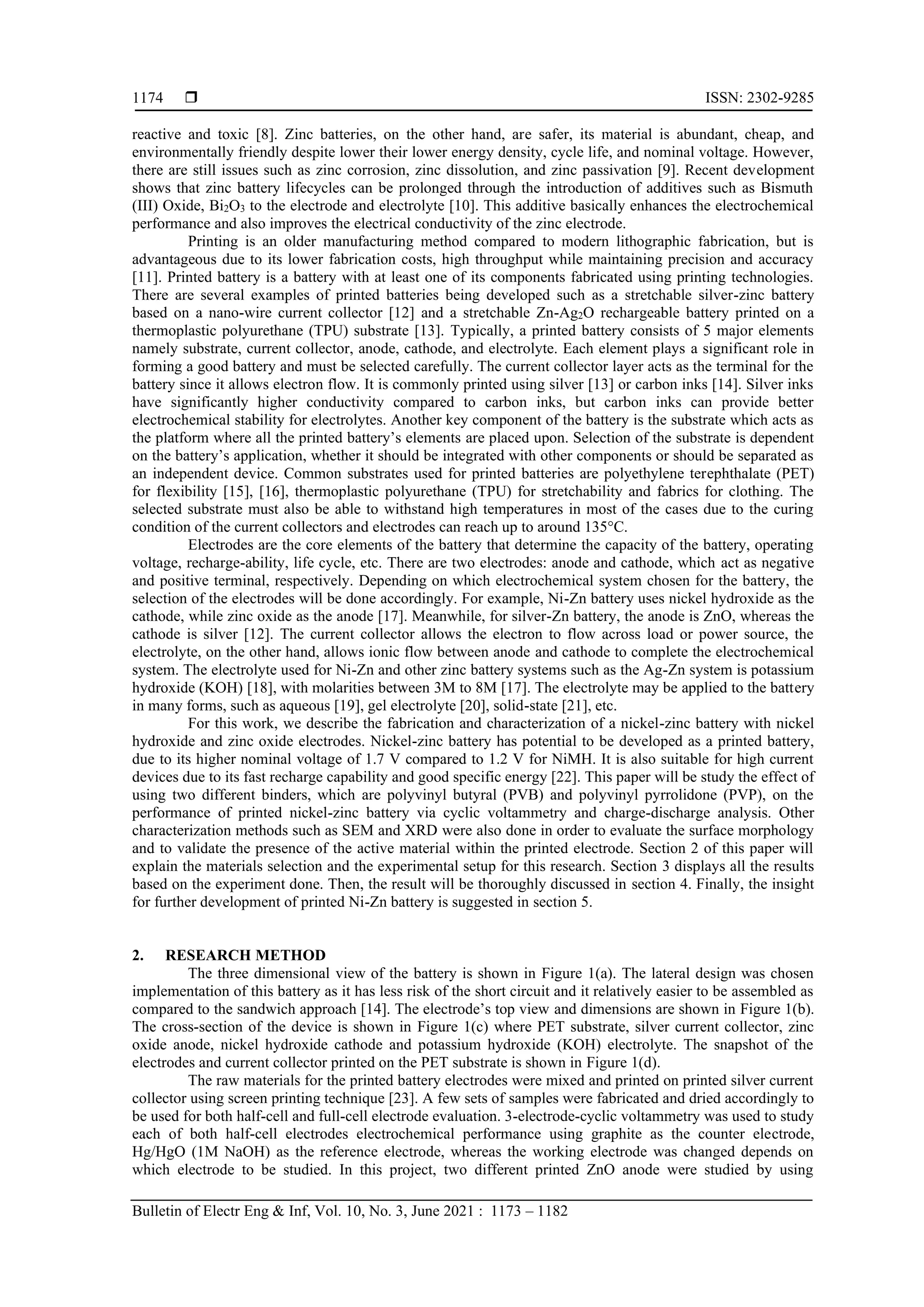 Fabrication and characterization of printed zinc batteries | PDF